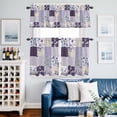 Bohemian Flower Patchwork Kitchen Curtains and Valances Set, Spring ...