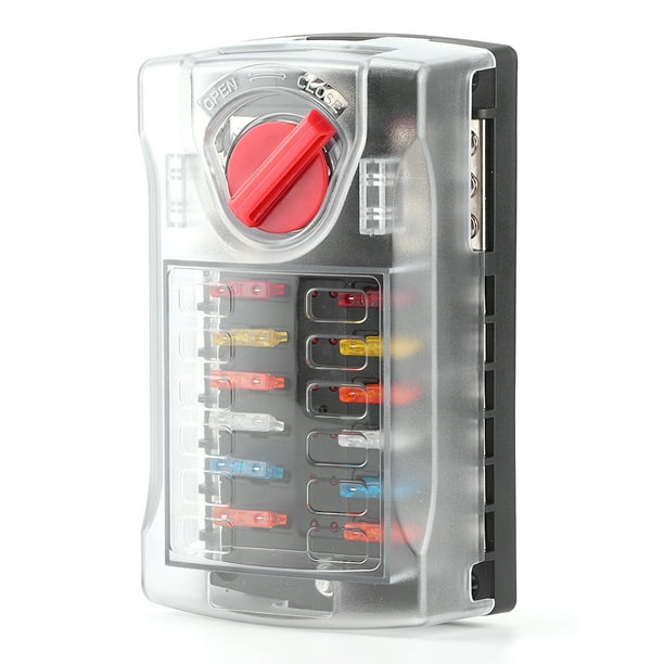 Fuse Box Block Holder,12 Circuits Fuse Box Fuse Box Fuse Box Terminal ...