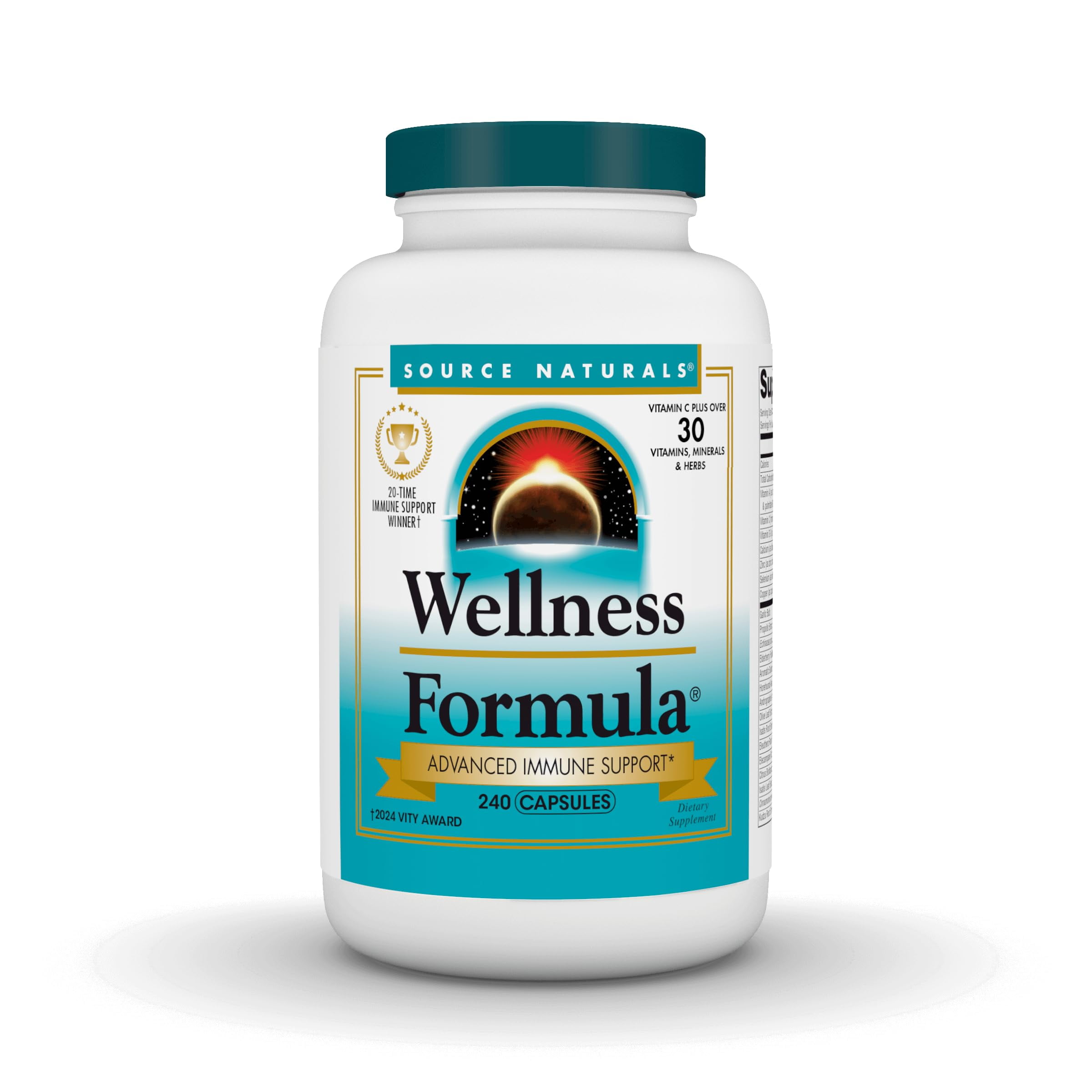 Suplemento dietético Source Naturals Wellness Formula 240 cápsulas ...
