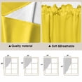 Yellow Swag Curtain Valance for Small Windows, Solid Color Window ...