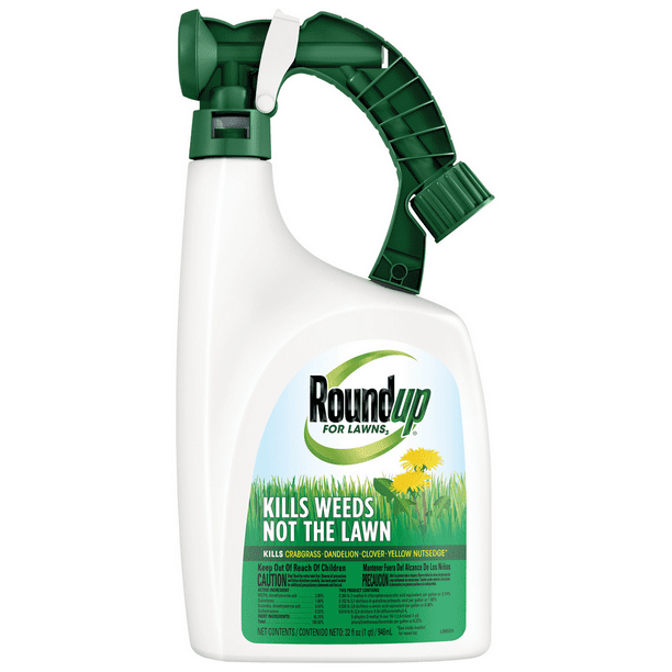 Roundup For Lawns 3 Ready-To-Spray (Northern), 32 oz., Kills Lawn Weeds ...