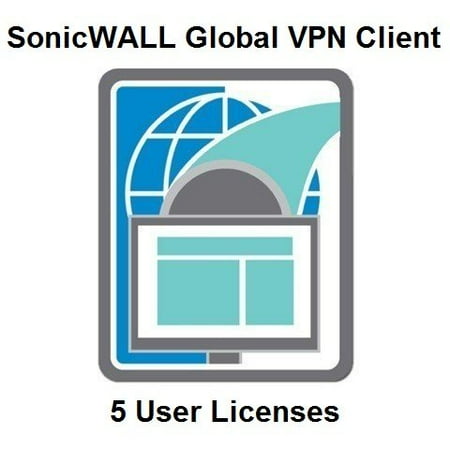 SONICWALL 01-SSC-5316 SonicWALL Global VPN Client Windows - 5 Licenses ...