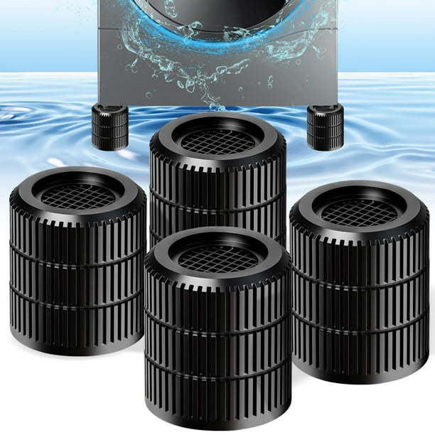 4 Uds almohadillas antivibración TANGJMXG para lavadora y secadora con cancelación de golpes y ...