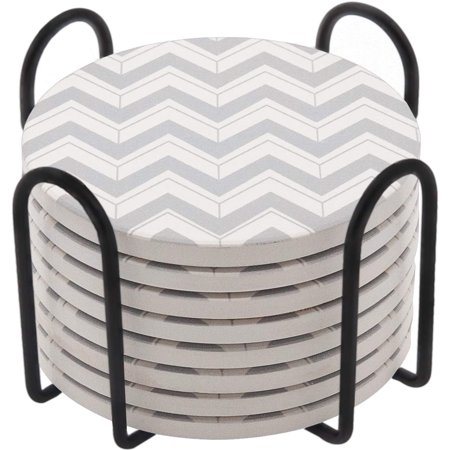 Absorbent Drink s, 8 Pieces Ceramic Mats Table Centerpieces Home r with ...