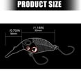 Small Realistic Fishing Lures for Basses Trouts Lasting Lightweight ...