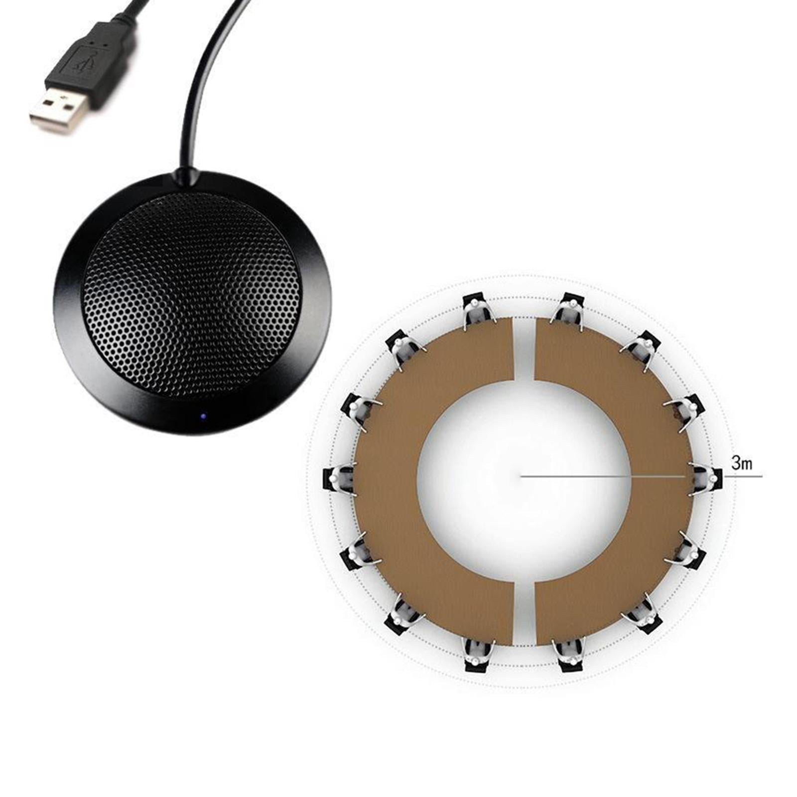Office Meeting Conference Microphone, USB Computer Microphone ...