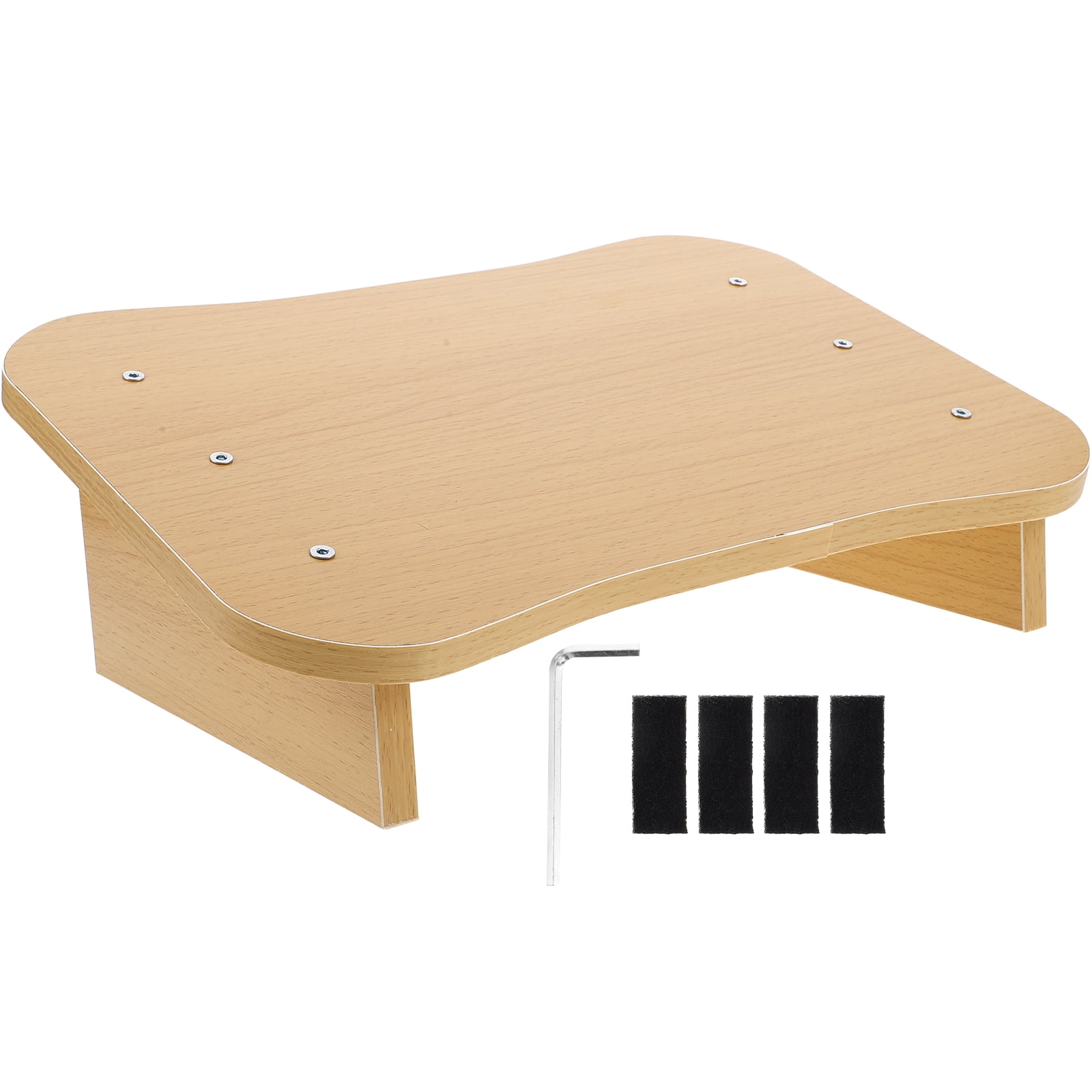 Click here for Oulii Wood Foot Rests Under Desk Foot Stool Wooden... prices