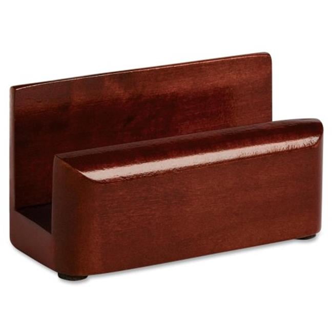 Eldon Office Products 23330 Wood Tones Business Card Holder, Capacity ...