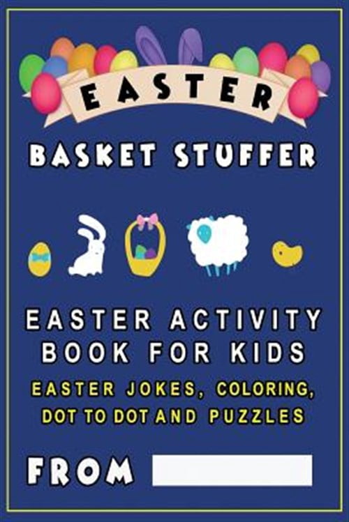 Pre-Owned Easter Basket Stuffer : Easter Activity Book for Kids ...