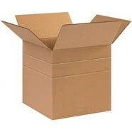 SI Products Recycled 10x10x10 Kraft Shipping Boxes, ECT Rated 101010 ...