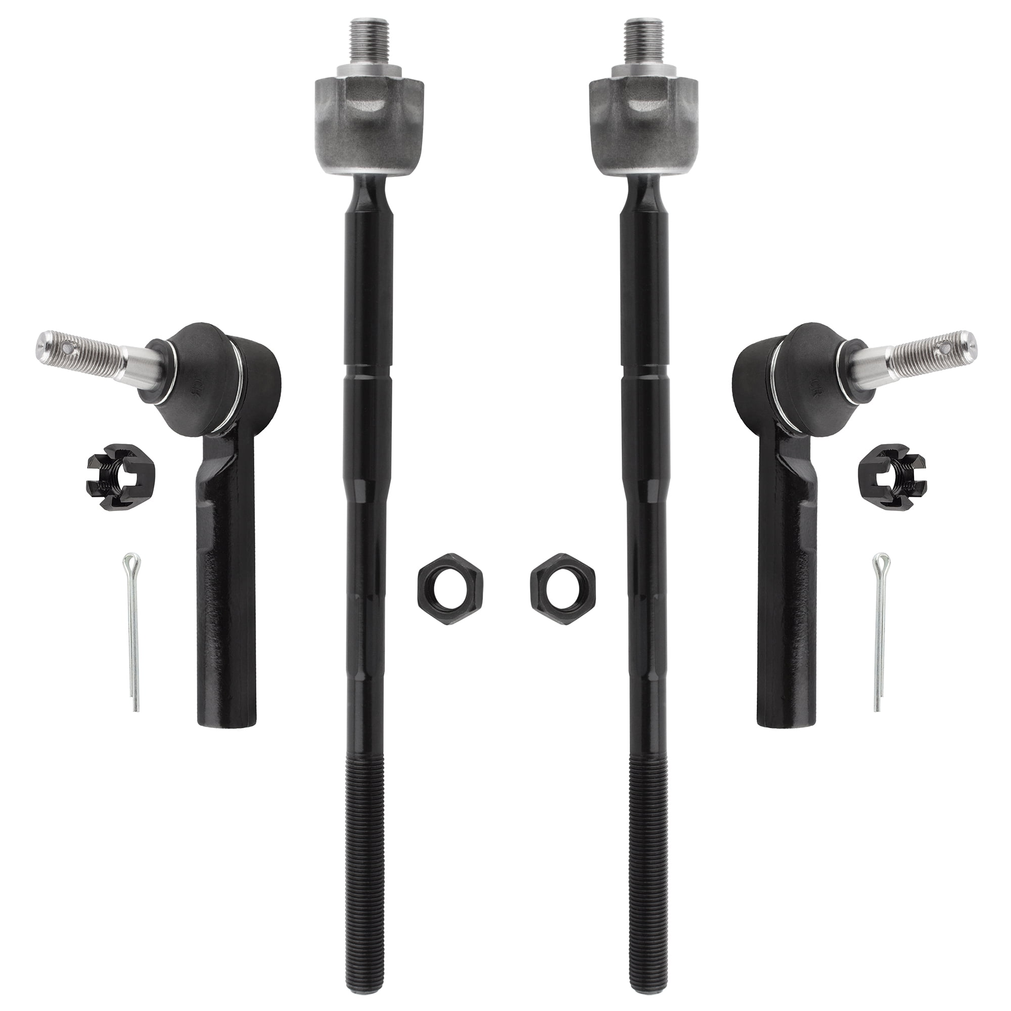 BOXI 4pcs Front Inner and Outer Tie Rod Ends Fit for Dodge Journey 2009 ...