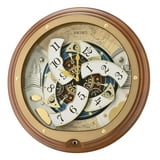 Seiko Atlas Melodies In Motion Musical Clock, Brown Traditional Quartz ...