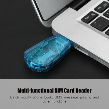 Cheers.US USB Cellphone Standard SIM Card Reader Copy Cloner Writer SMS ...