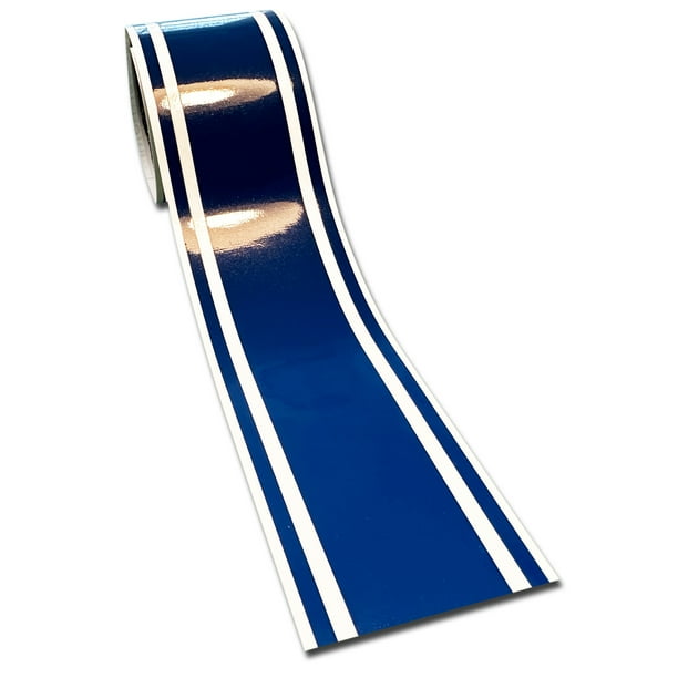 3"x72" Blue Vinyl Racing Stripes Car Boat Trailer Sticker Pinstripes ...