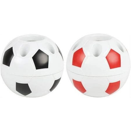 Creative Football Pen Holder Desk 2 Pieces Multifunctional Pen Holder ...