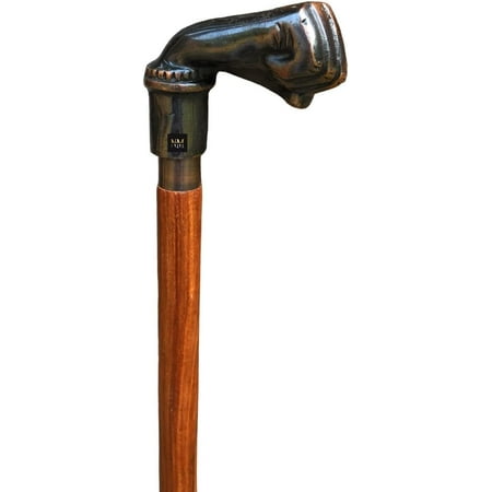 Brass Walking Cane Fisted Walking Stick Nautical Fist Cane Carved ...