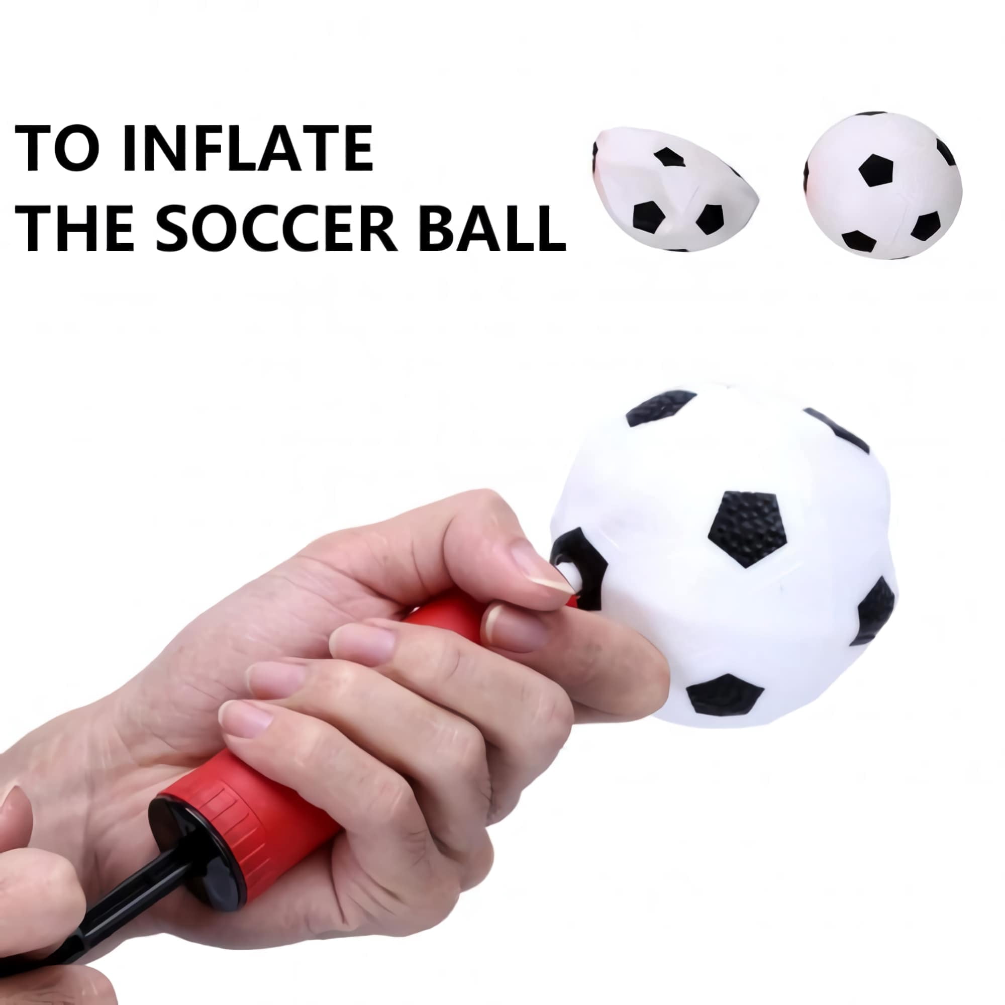 Sports-Youth Steel Soccer Goals Set with Ball and Pump - Walmart.com