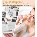 Pritech Electric Shaver for Women, Cordless USB Rechargeable Waterproof ...