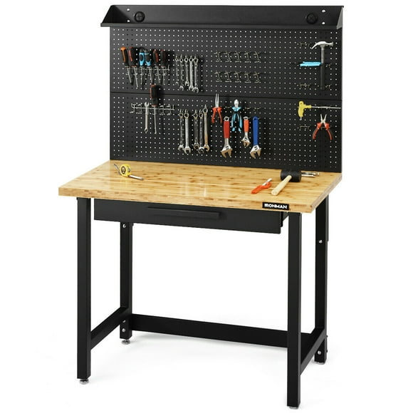 Workbench Pegboard And Drawer