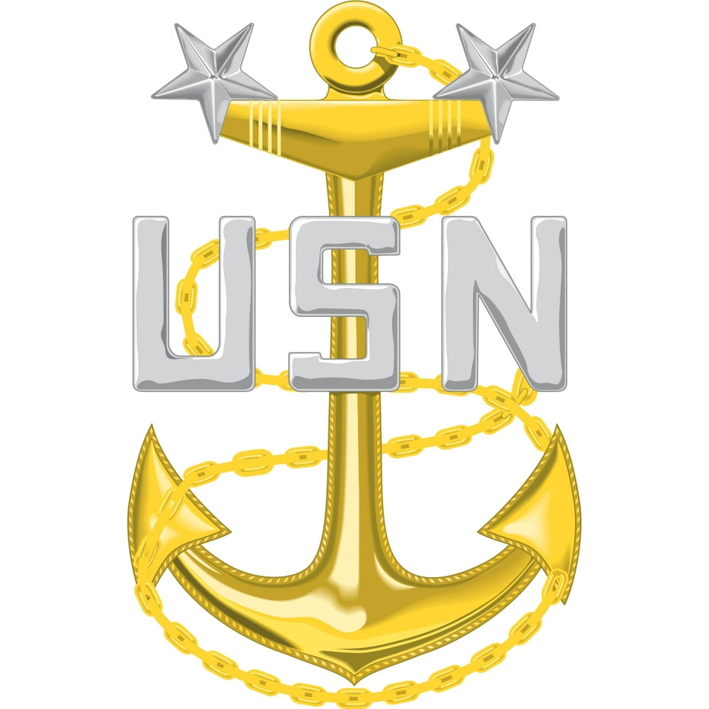 5.5 Inch Navy Master Chief Petty Officer (MCPO) Decal - Walmart.com ...