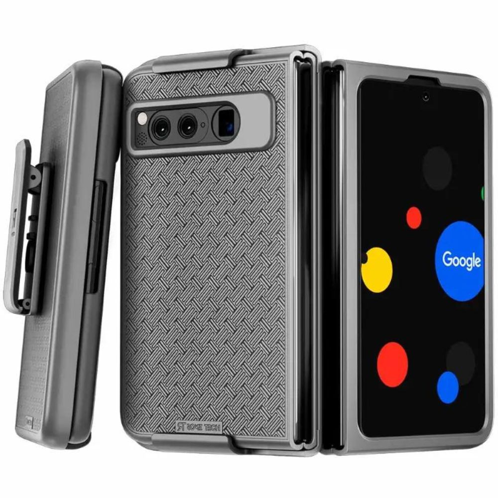 Rome Tech Google Pixel Fold Protective Phone Case + Belt Clip Holster ...