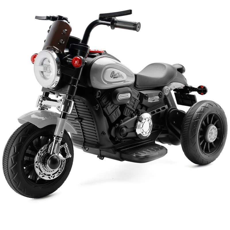 MotorGenic Kids Electric Motorcycle Ride-on Toy with Headlights, 3 ...
