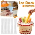 50-Count Disposable Popsicle Bags, 11" Thickened Diy Ice Pop Mold, with ...