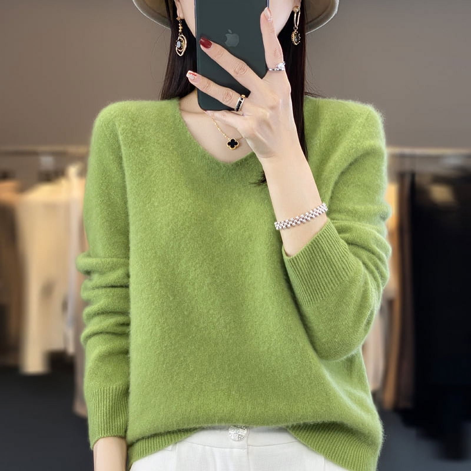 Click here for Yyfashion New 100 Merino Pure Wool Sweater In Wint... prices