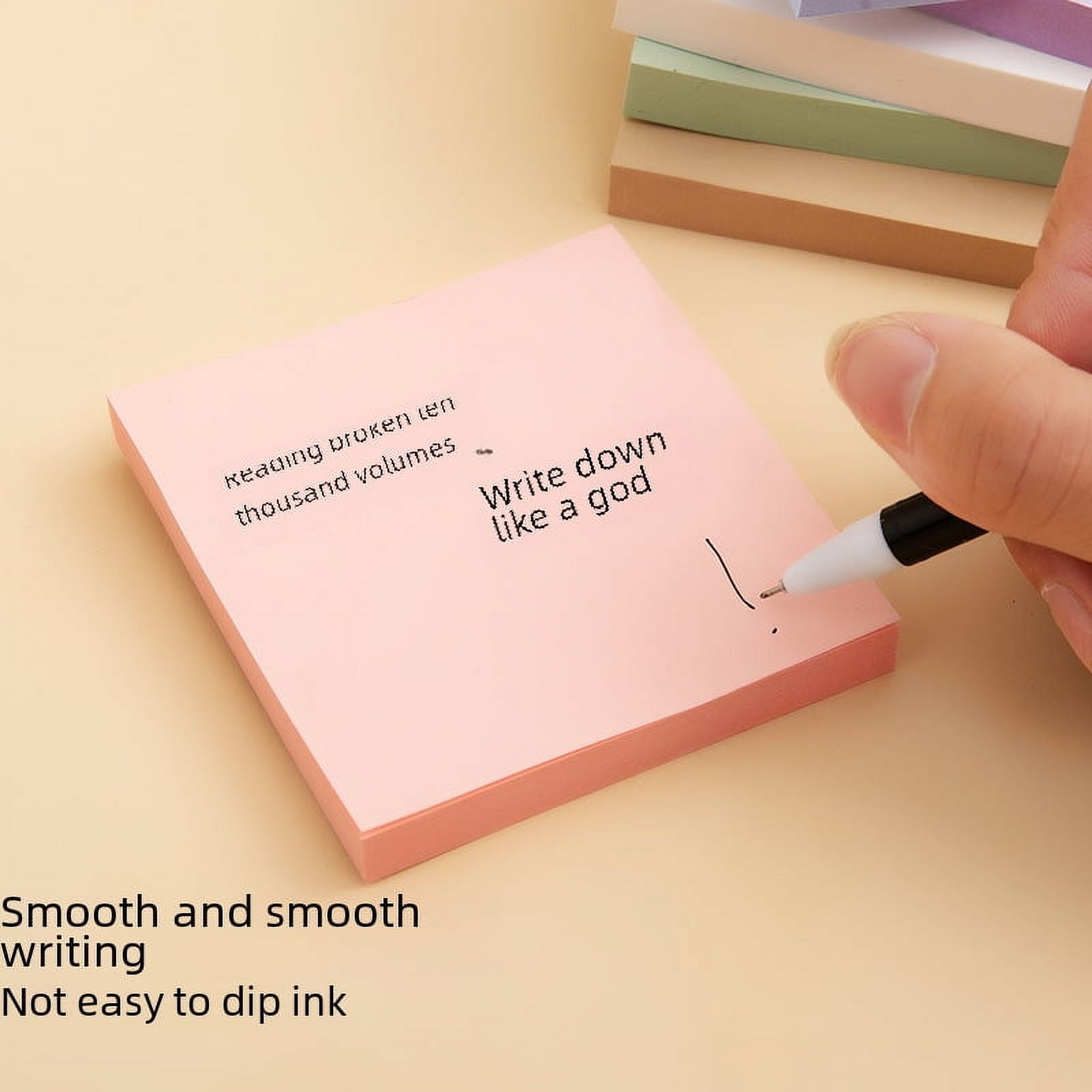 Notas adhesivas de colores Morandi para pegar, arrancar a mano, notas ...