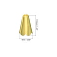 Uxcell Pull Cord End, Blind Cord Metal Bead, Light Conical Shape Pull ...