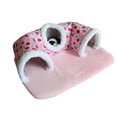 Chews Resistant Pigs Nest Removable Cotton Bedding Warm House For Small ...