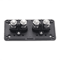 200A Bus Bar Stud Distribution Block Busbar Box with 4 x M10 (3/8Inch ...