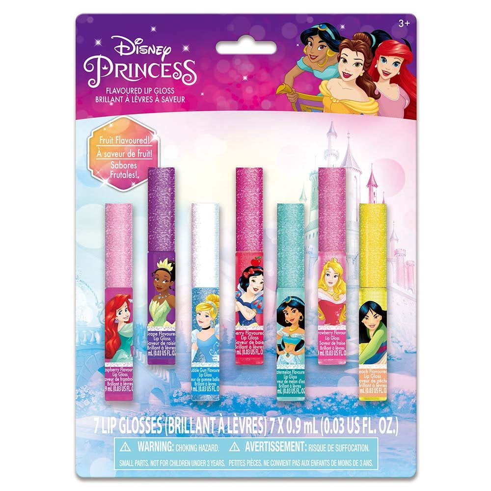 Disney Princess Super Sparkly Lip Gloss Set 7 Ct