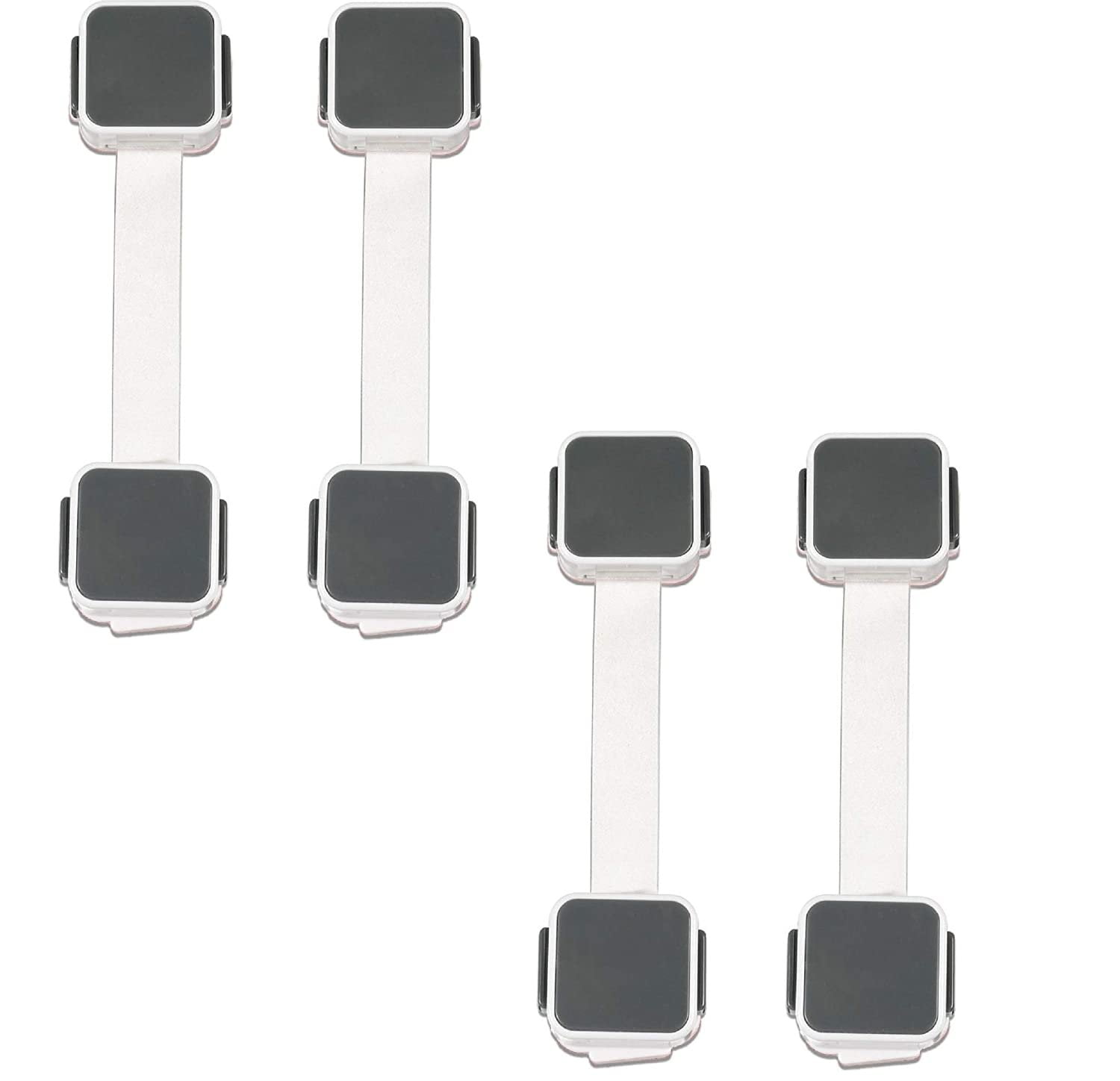 Munchkin XTRAGUARD 2 Count Dual Action Multi Use Latches, Pack of 4 (8 ...