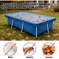 14ft x 7ft Rectangular Pool Cover for Frame Above Ground 177" X 87 ...