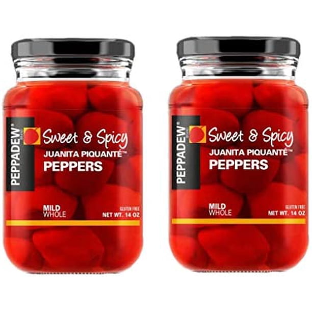 Peppadew Piquant Mild - Sweet & Spicy Peppers 400g - Pack 2 - Walmart.com