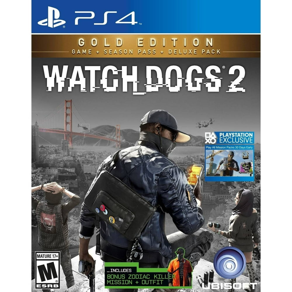 Watch Dogs 2 Gold Edition, Ubisoft, PlayStation 4, 887256022914 ...
