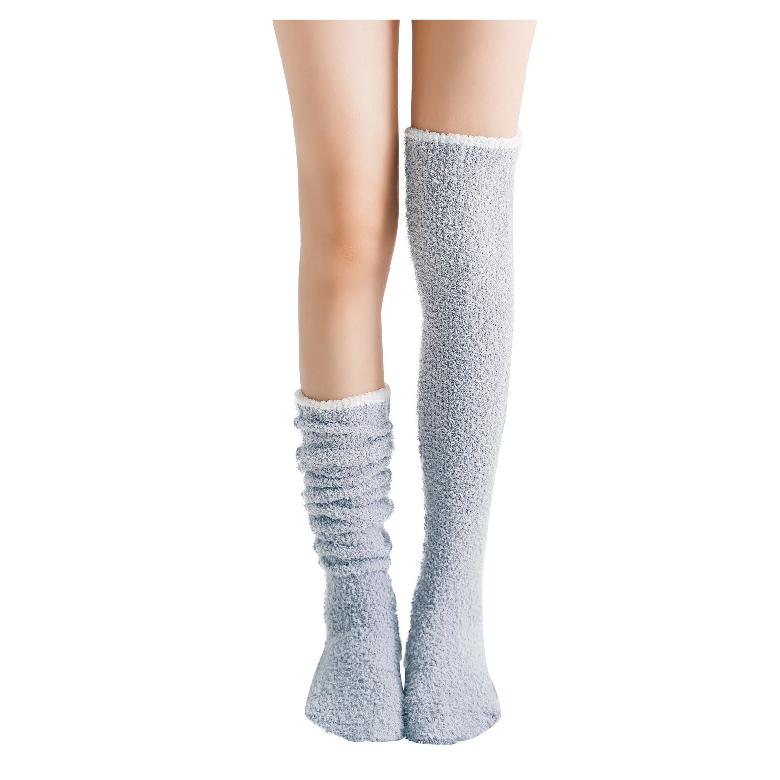 Click here for Xiaquj Womens Solid Fuzzy Socks Winter Warm Over K... prices