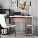 Mainstays Basic Metal Student Computer Desk, Light Pink - Walmart.com