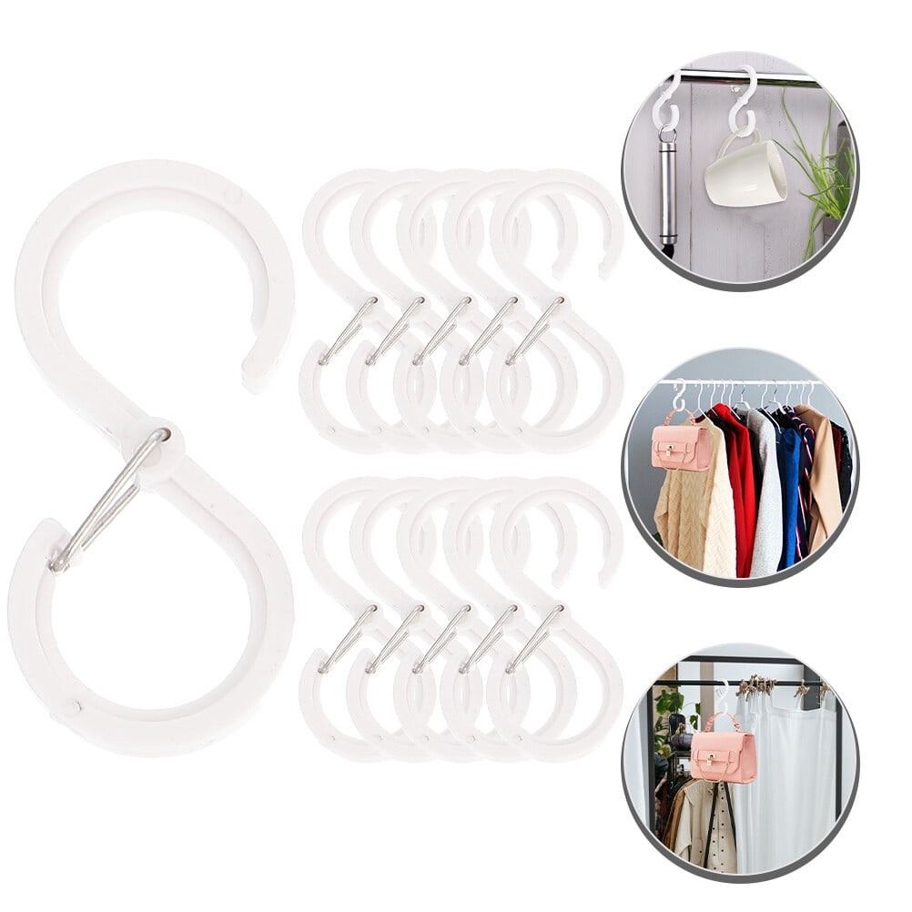 Click here for Oulii 16pcs White S Hooks Hanger For Kitchen Bathr... prices