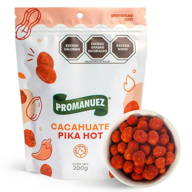 Promanuez Cacahuate Pika Hot 200Gr | Bodega Aurrera en línea