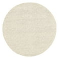 SAFAVIEH Natura Eanna Geometric Wool Area Rug, Ivory/Light Grey, 9' x ...