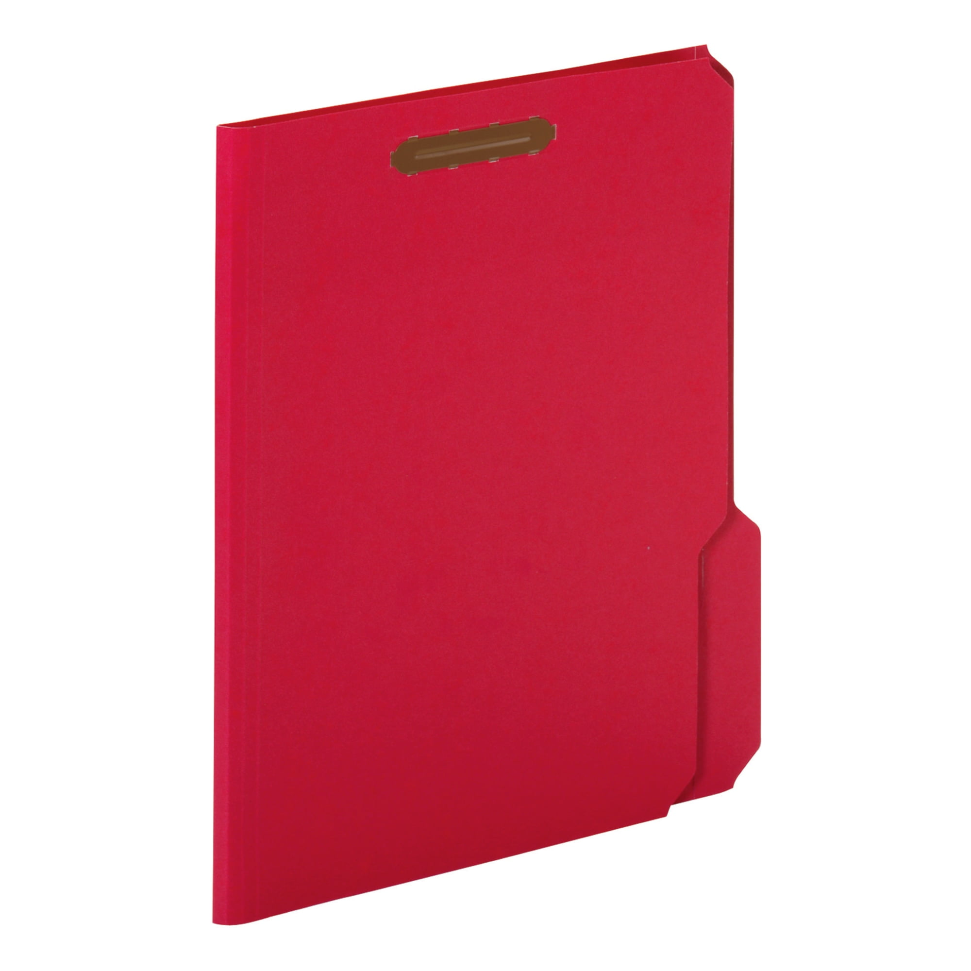 Buy Office Depot Color Fastener File Folders, Letter Size, Red, Pack Of ...