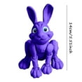 3D Printed Solid Color Toy Model Ornament Toy Cute Movable Model ...