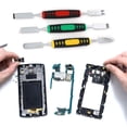 3PCS Metal Crowbar Kit Anti-Slip Handle Disassemble Pry Bar Stick Tools ...