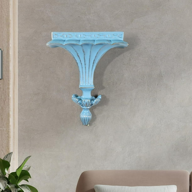 European Wall Mounted Floating Shelves Decorative Wall Shelves Resin ...
