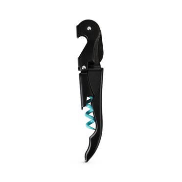 Truetap™ Green Double Hinged Waiter's Corkscrew Bottle Opener with Foil ...