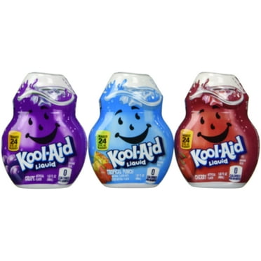 Kool-Aid Blue Raspberry Flavored Liquid Drink Mix (1.62 Oz Bottle ...
