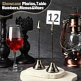 8 Inch Bronze Metal Table Number Holders, 12 Count - Walmart.com
