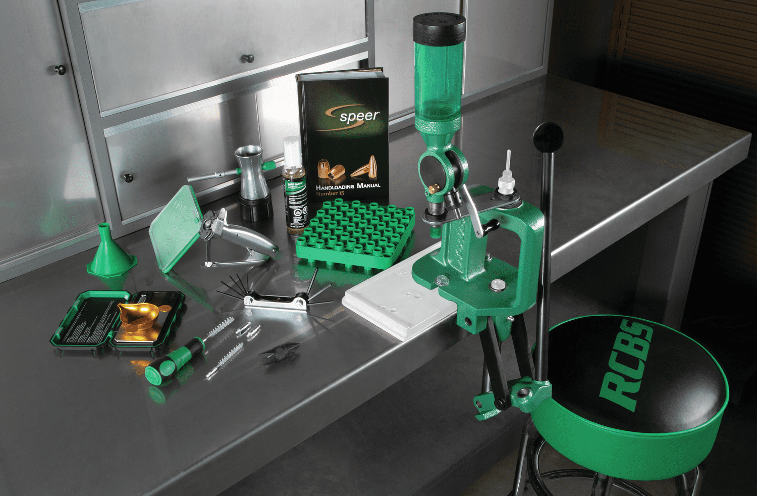 RCBS Rebel Master Reloading Kit Single Stage includes Speer #15 Manual ...